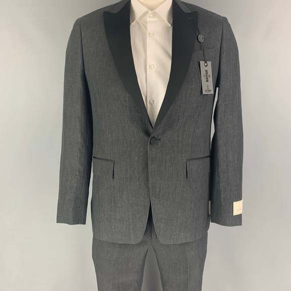 Todd Snyder | Suits & Blazers | Todd Snyder Charcoal Black Linen Peak ...